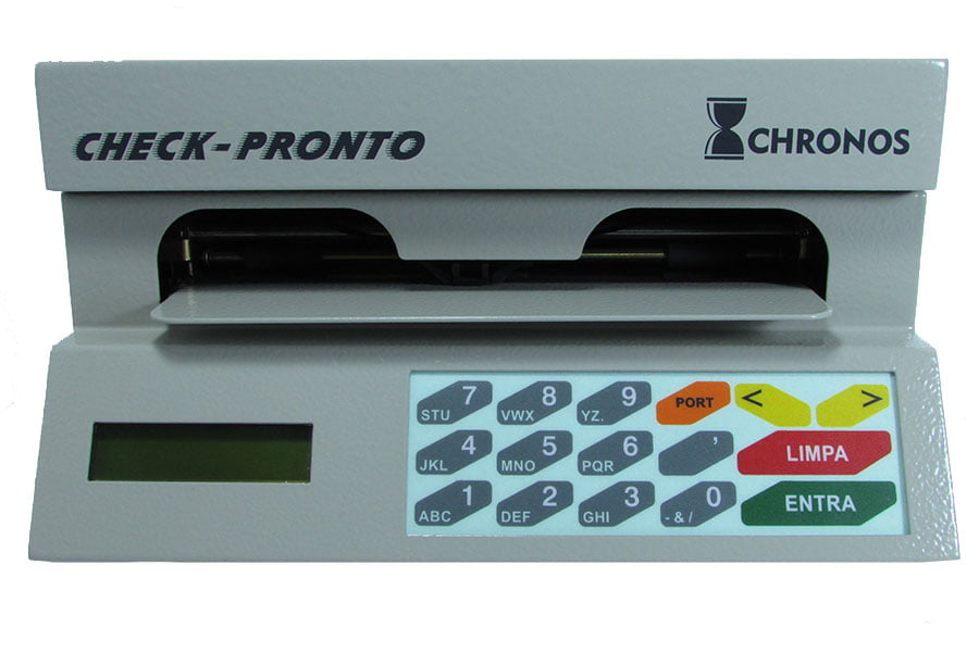 Máquina De Preencher Cheque Acc300 Chronos Check Pronto Show Room ...
