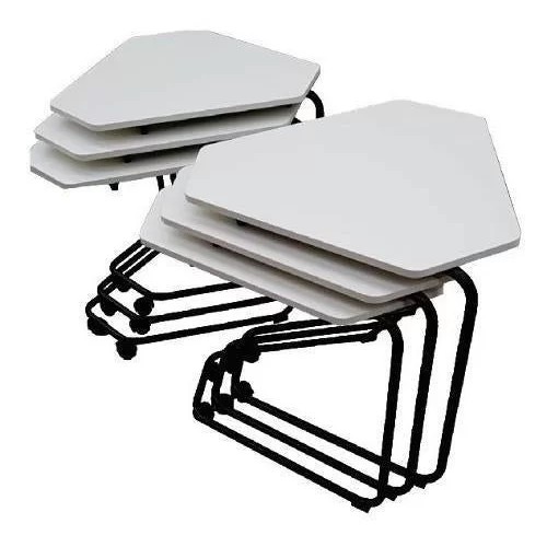 Mesa Escritório Empilhável Modular Connect Enjoy Coworking | Cadeira ...