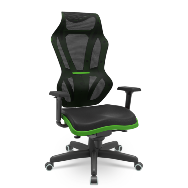 Cadeira Gamer Racing Verde – Ergonomia e Conforto | Cadeira Escritório IND